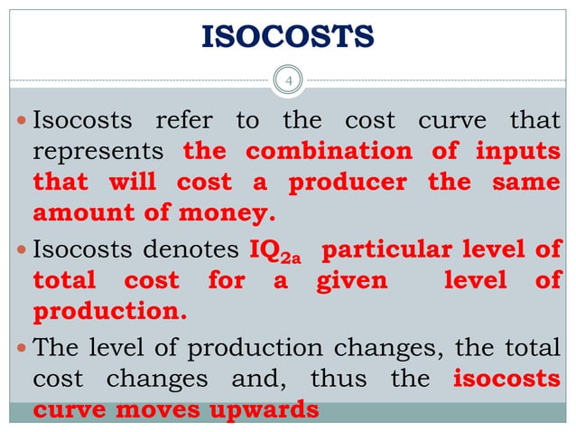 Isocost.2 | PPTX