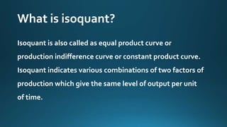 Isocost | PPTX