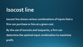 Isocost | PPTX