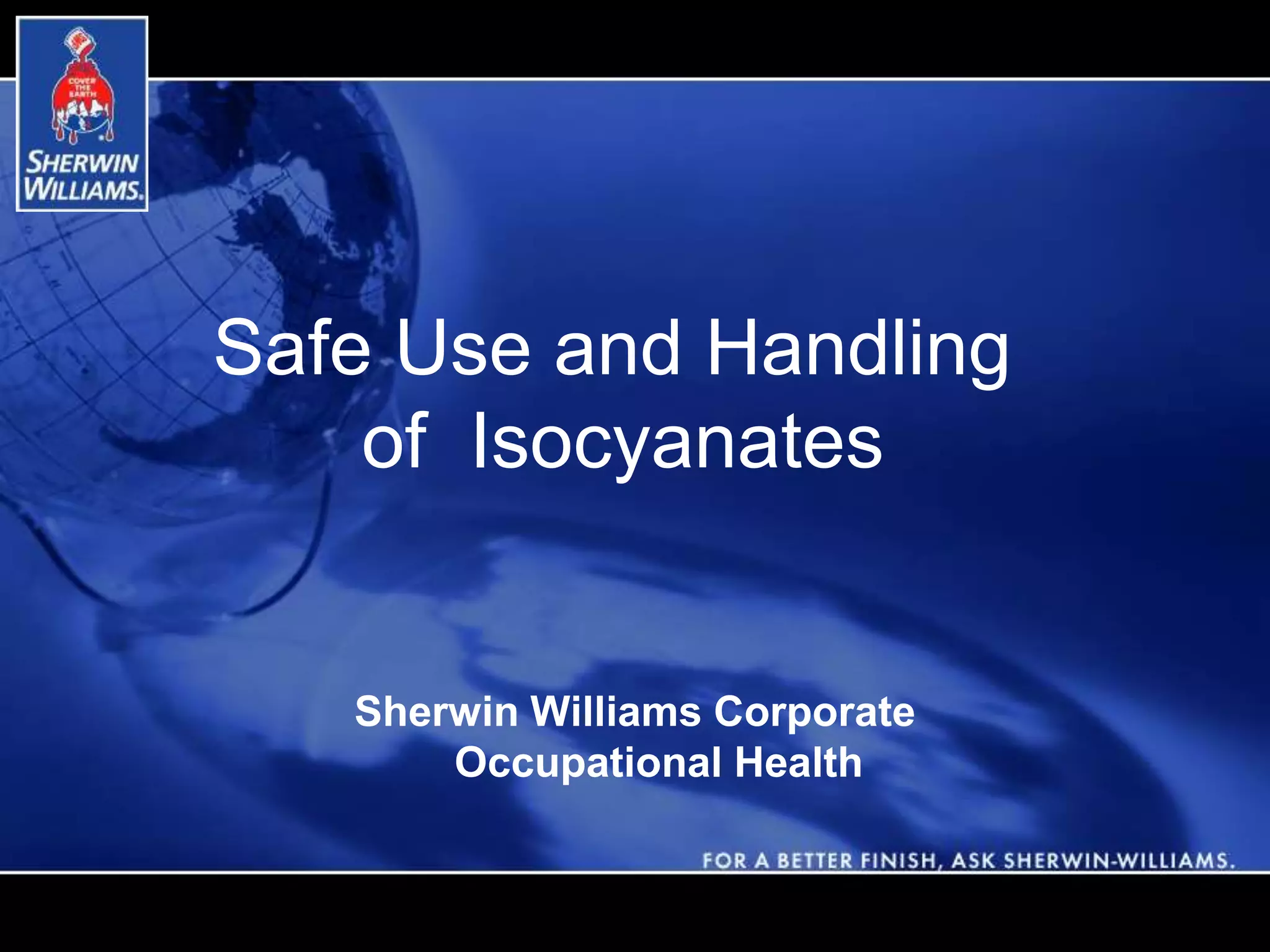 Isocyanates Awareness Training | PPTX