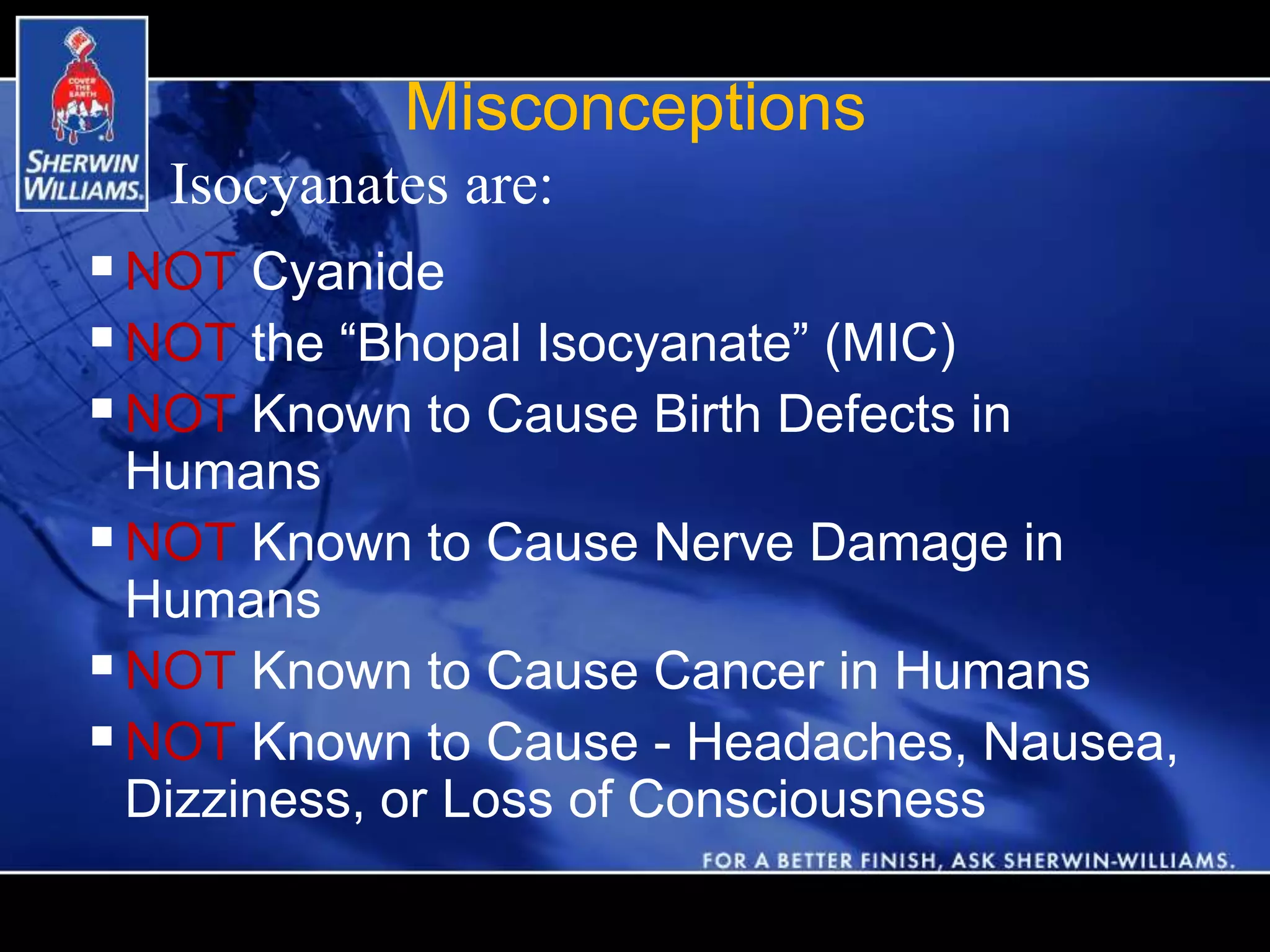 Isocyanates Awareness Training | PPTX