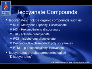 Isocyanates Awareness Training | PPTX