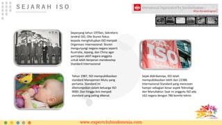 Pengertian dan Sejarah Singkat Tentang ISO | PDF