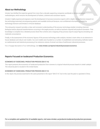 Feasibility Studies: Isodecanol Manufacturing | PDF