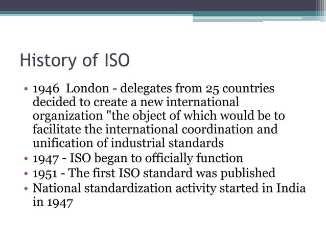 Iso slides for iipm | PPT