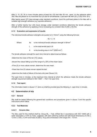 ISO_DIS_13007-2 2009 Test Method for Adhesives.pdf