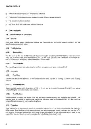 ISO_DIS_13007-2 2009 Test Method for Adhesives.pdf