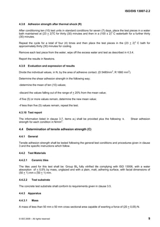 ISO_DIS_13007-2 2009 Test Method for Adhesives.pdf