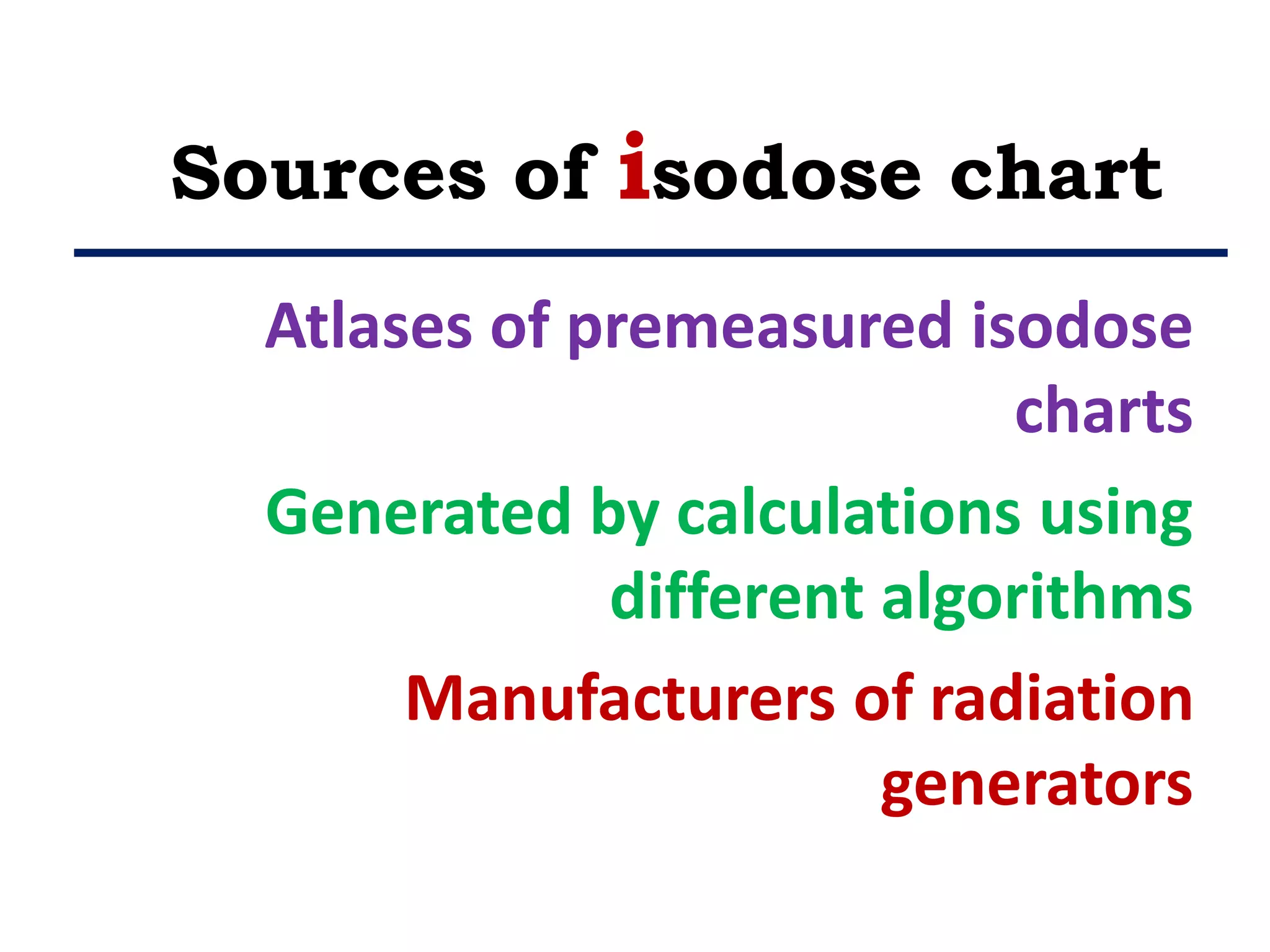 Isodose lines | PPTX