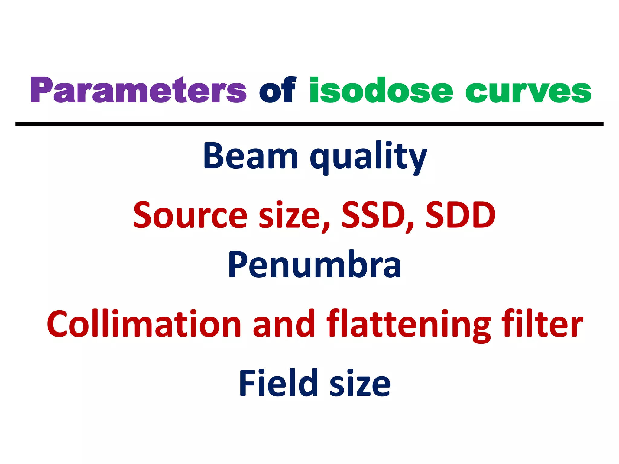 Isodose lines | PPTX