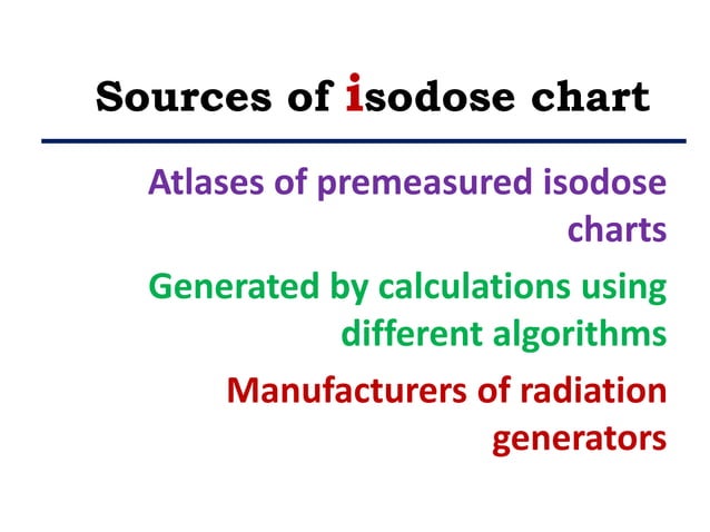 Isodose lines | PPTX