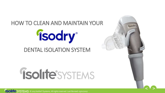 Isodry Cleaning & Maintenance | PPT