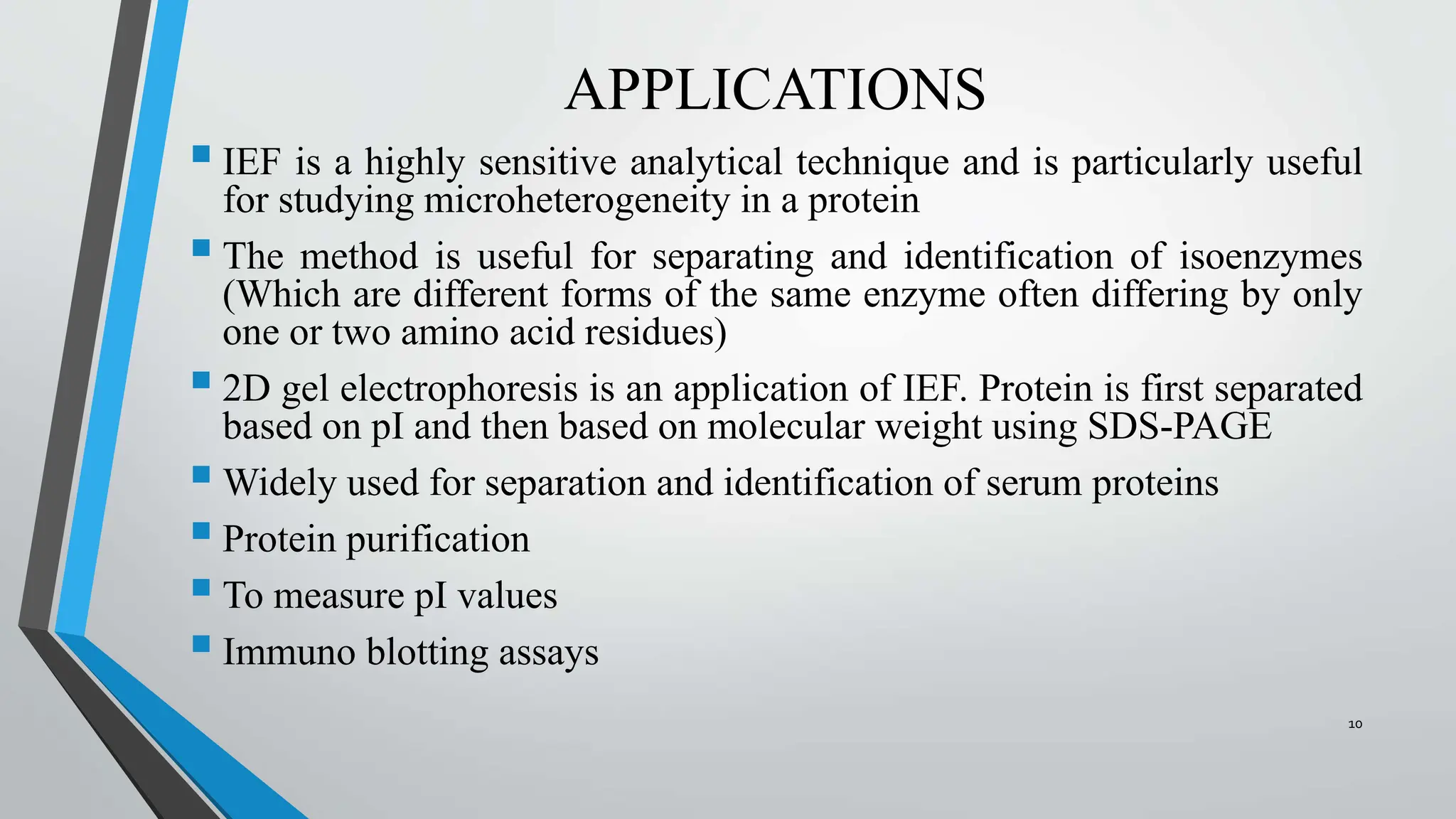 Isoelectric focusing electrophoresis.pptx