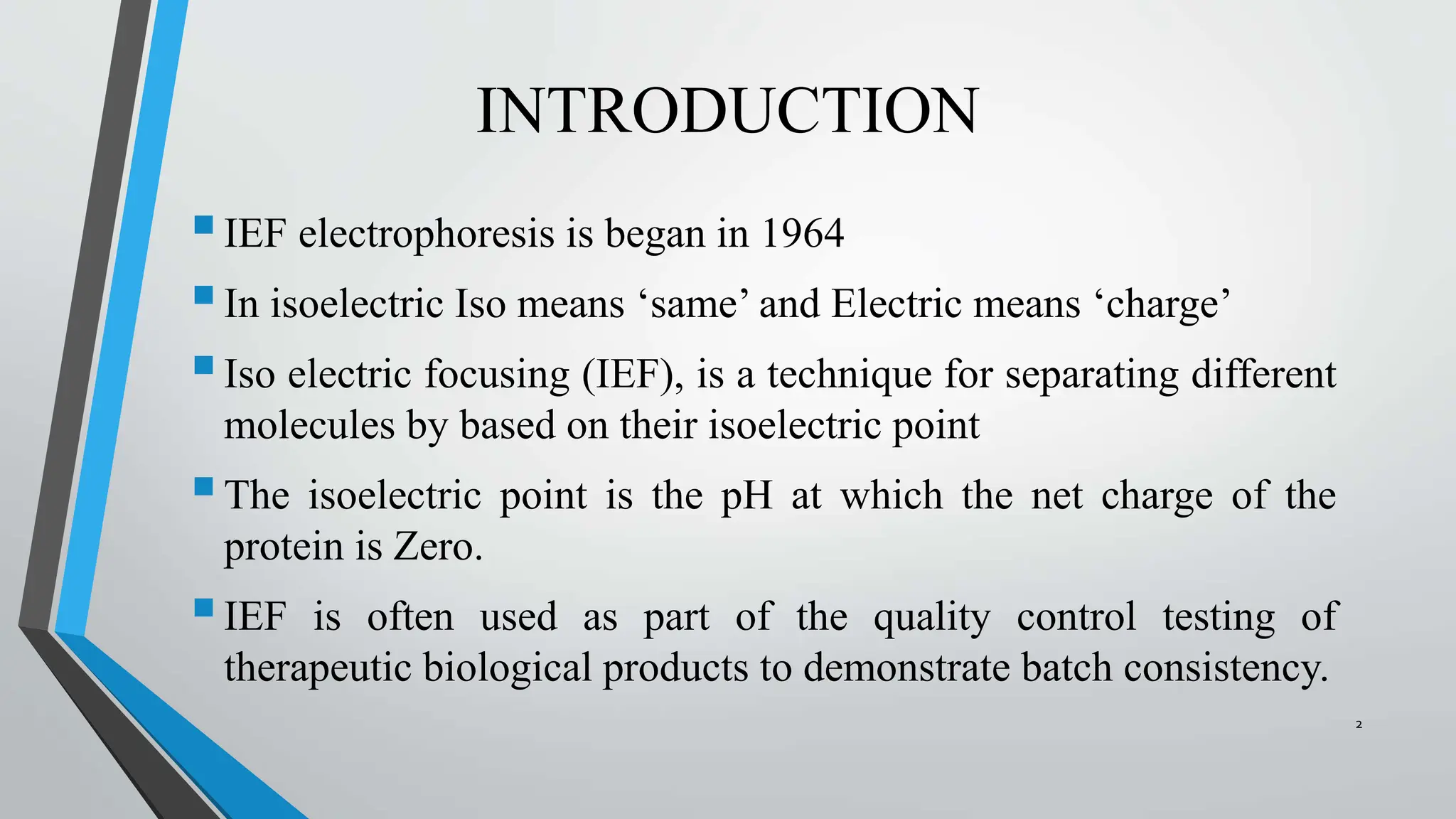 Isoelectric focusing electrophoresis.pptx
