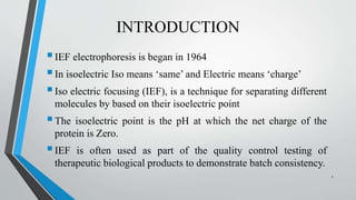 Isoelectric focusing electrophoresis.pptx