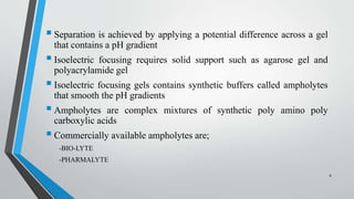 Isoelectric focusing electrophoresis.pptx