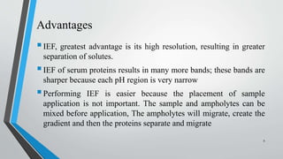 Isoelectric focusing electrophoresis.pptx