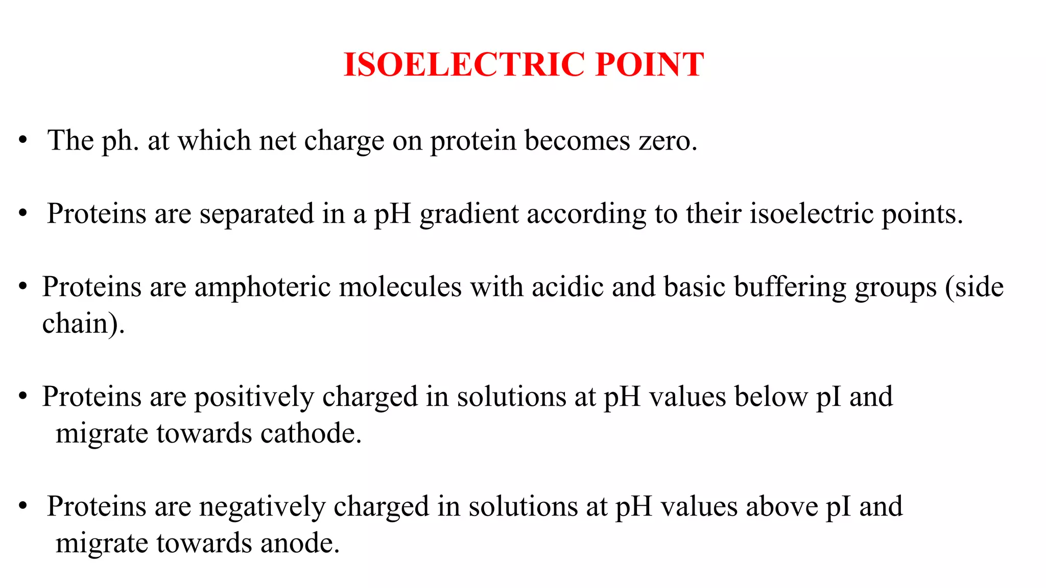 Isoelectric focusing ppt. | PPTX