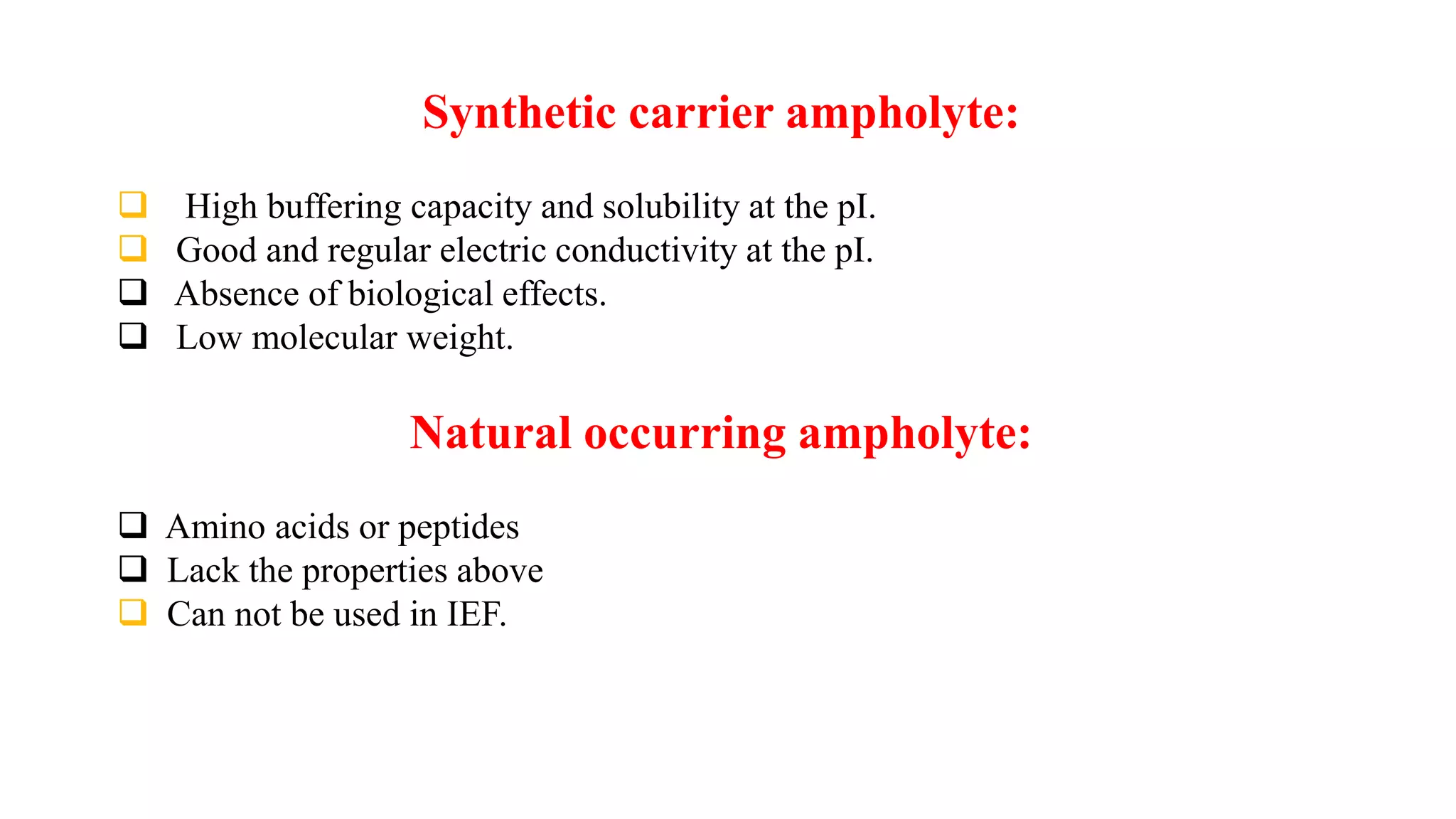 Isoelectric focusing ppt. | PPTX