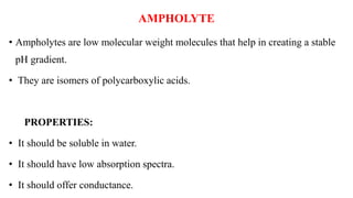 Isoelectric focusing ppt. | PPTX