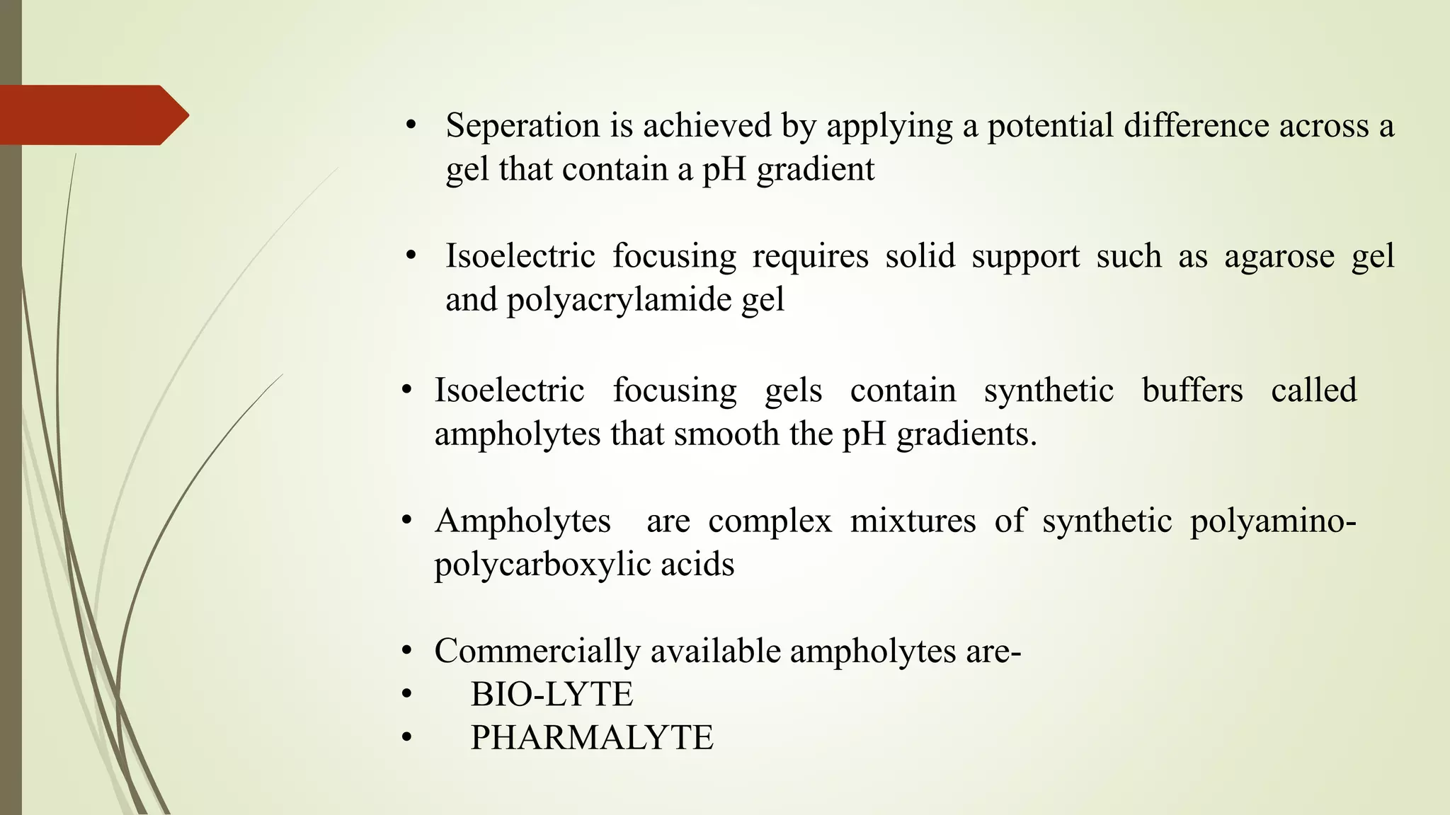 Isoelectric focussing | PPTX