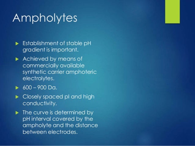Isoelectric Focusing