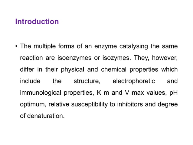 Isoenzyme.pptx | Chemistry | Science