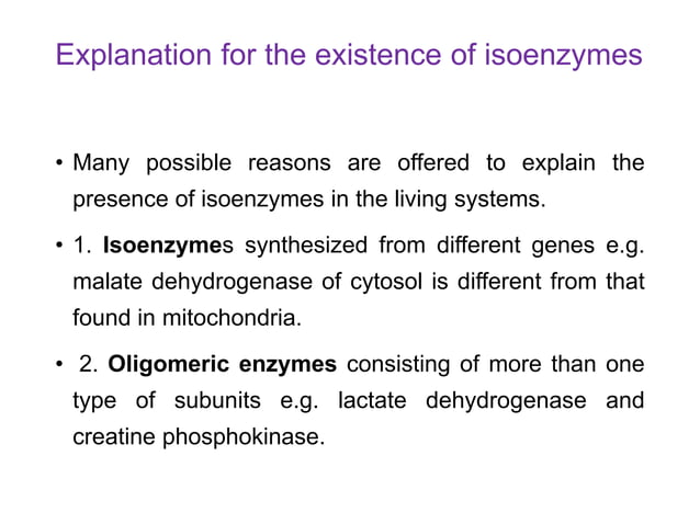 Isoenzyme.pptx | Chemistry | Science