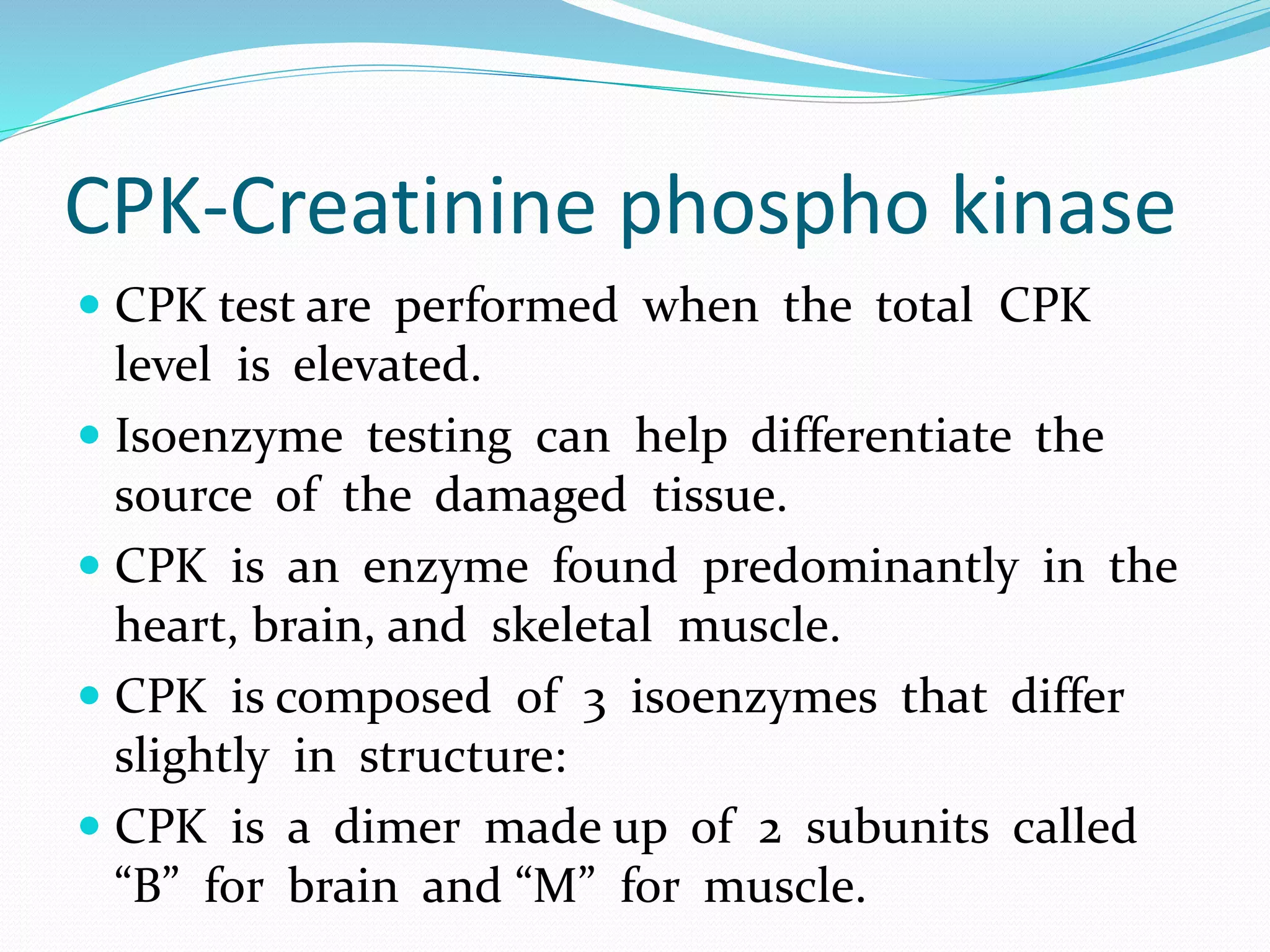 ISOENZYMES OF LDH & CK | PPTX