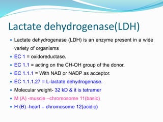 ISOENZYMES OF LDH & CK | PPTX