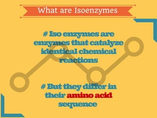 Isoenzymes | PPTX | Chemistry | Science