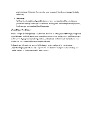 ISO E Super vs. Traditional Amber Notes.pdf
