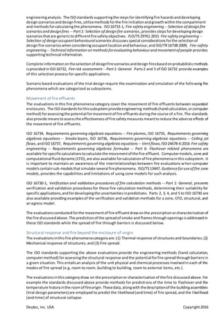 ISO fire safety engineering international standards Monideep Dey, Phd ...
