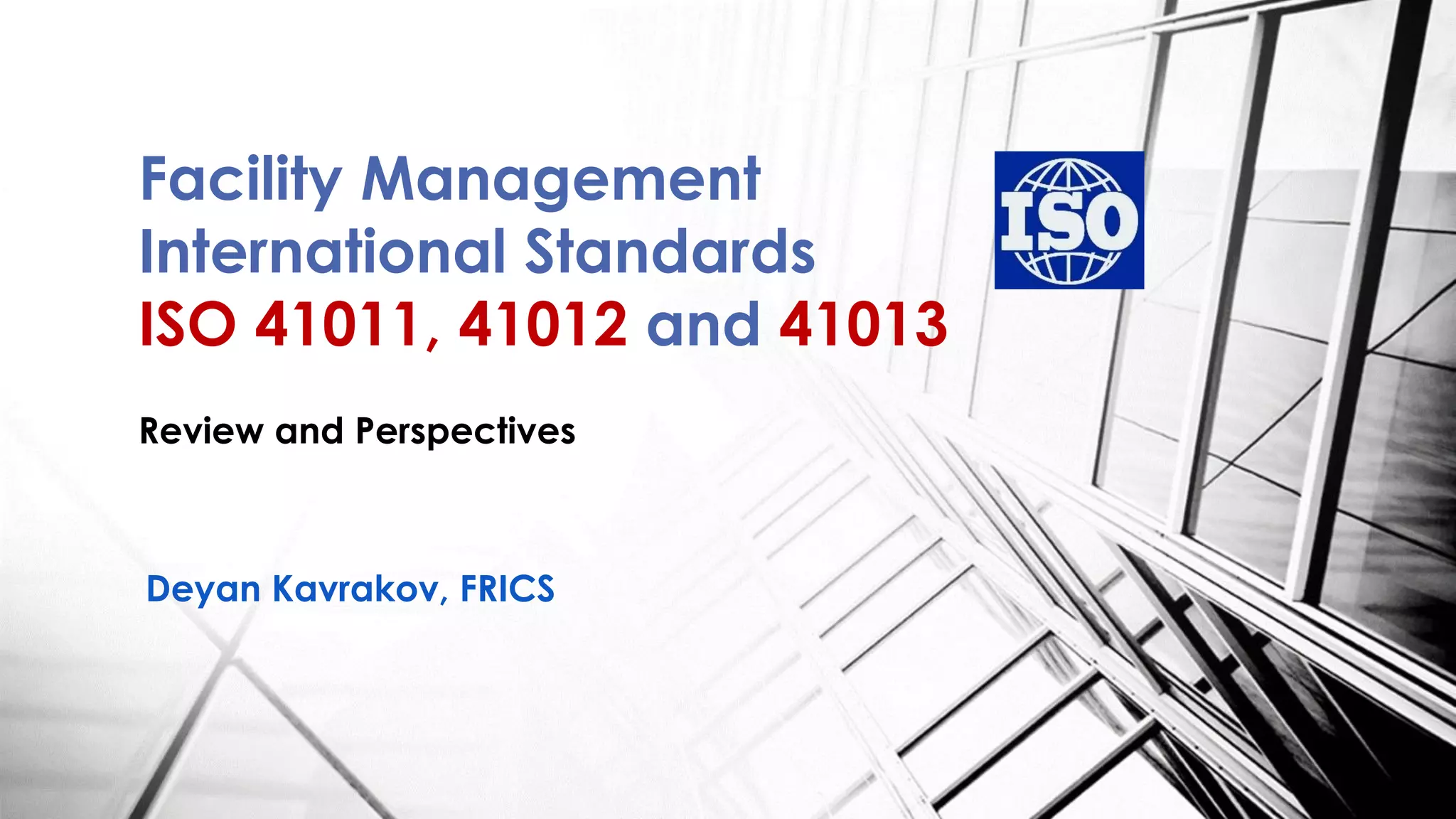 Facility Management International Standards ISO 41011-3: Review | PDF