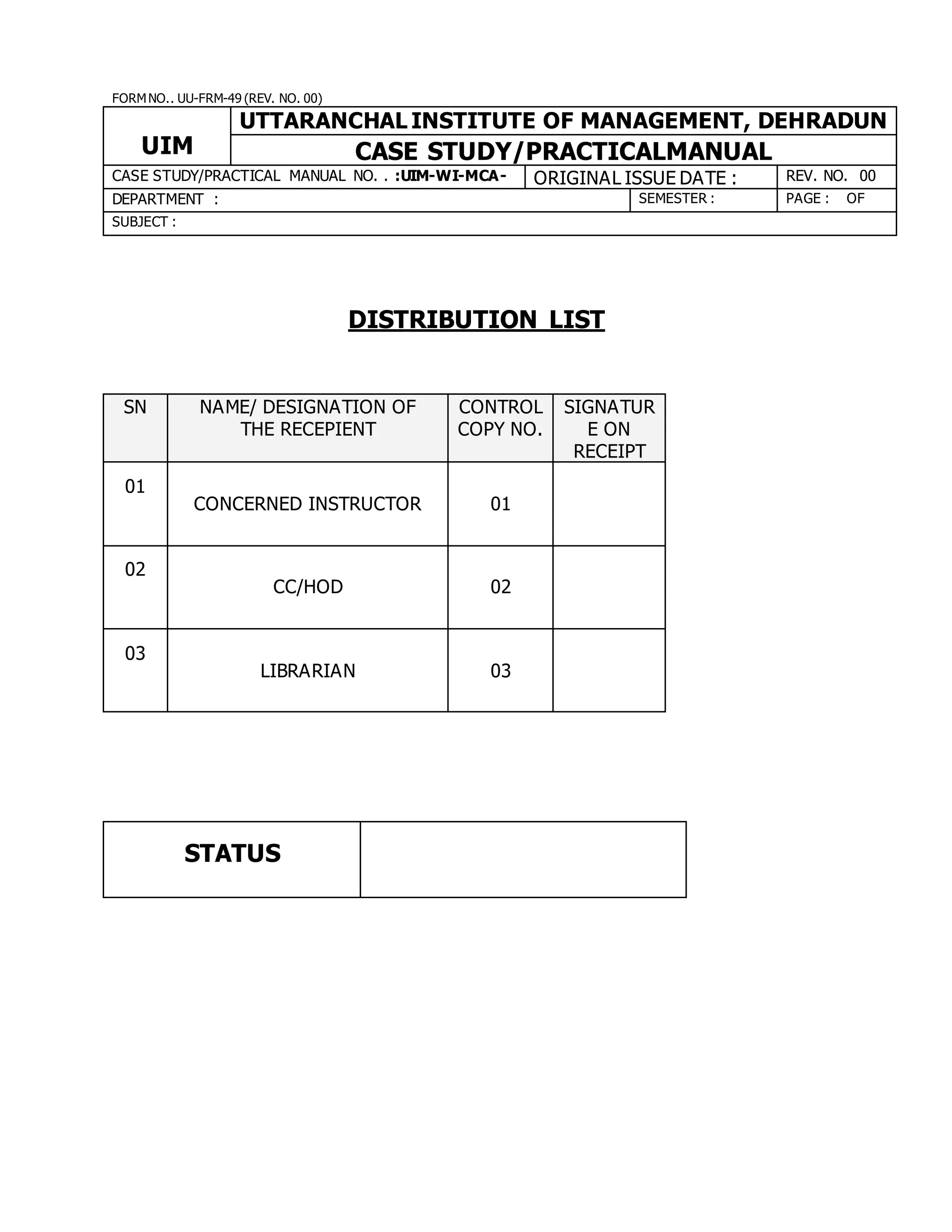 Iso forms related to lp and case studies | DOCX | Educational ...