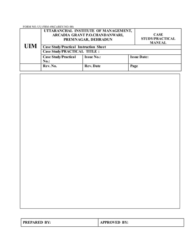 Iso forms related to lp and case studies | PPT