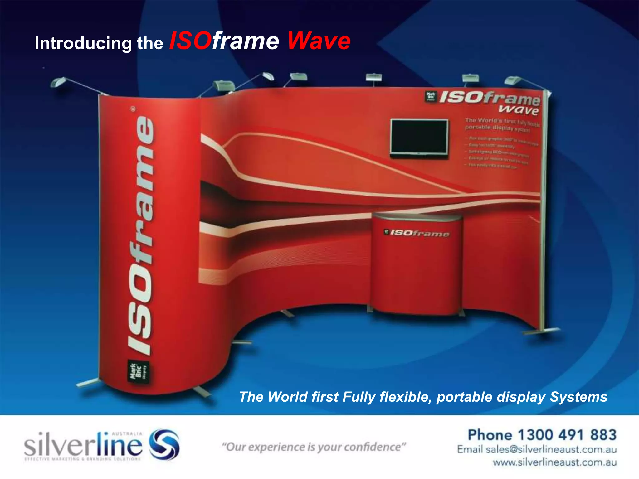 Isoframe Wave Tradeshow Display Presentation | PPSX