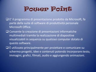 Il software applicativo | PPT