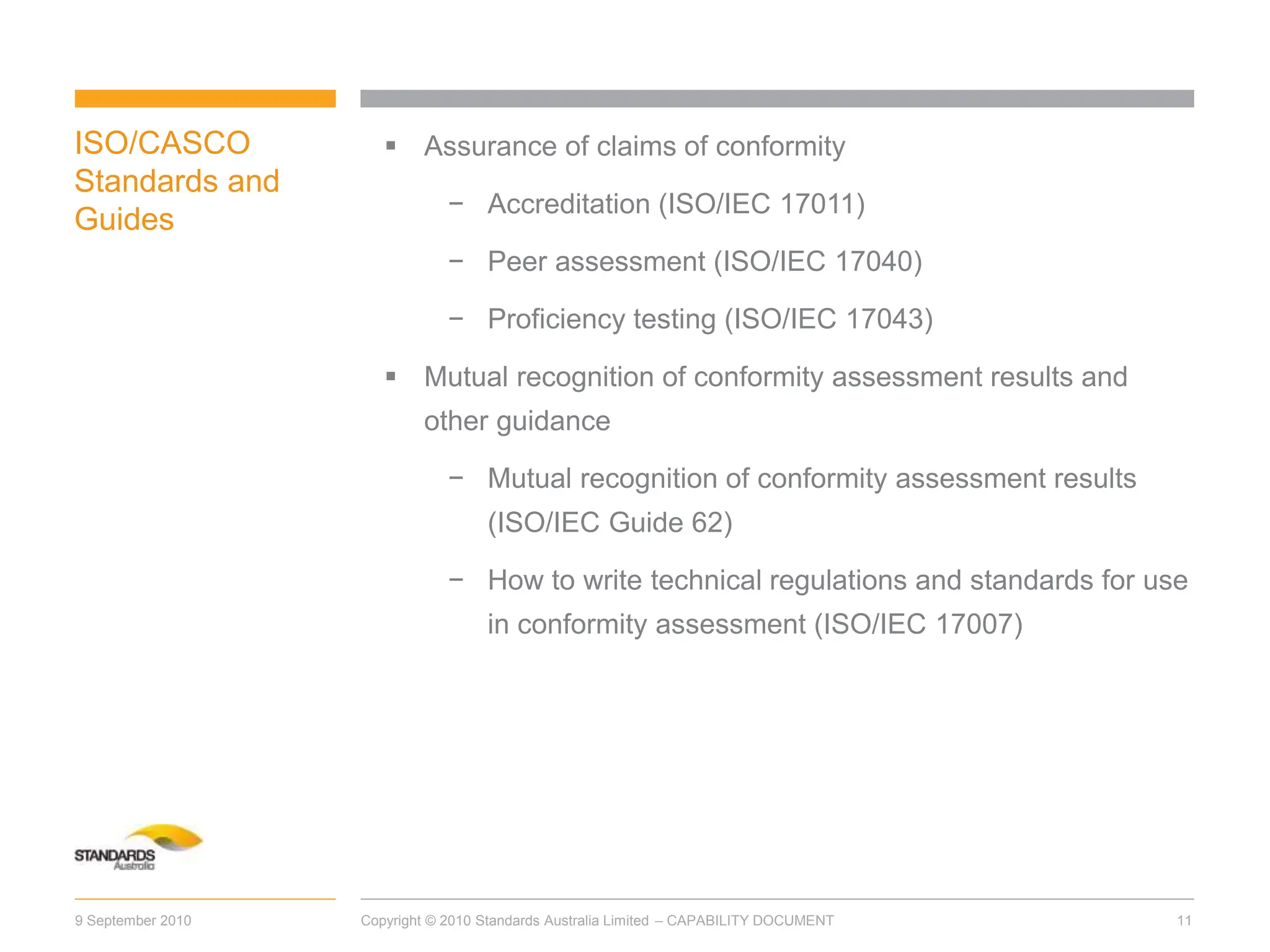 ISO ICE PPTE Toolbox conformity asseement | PPT