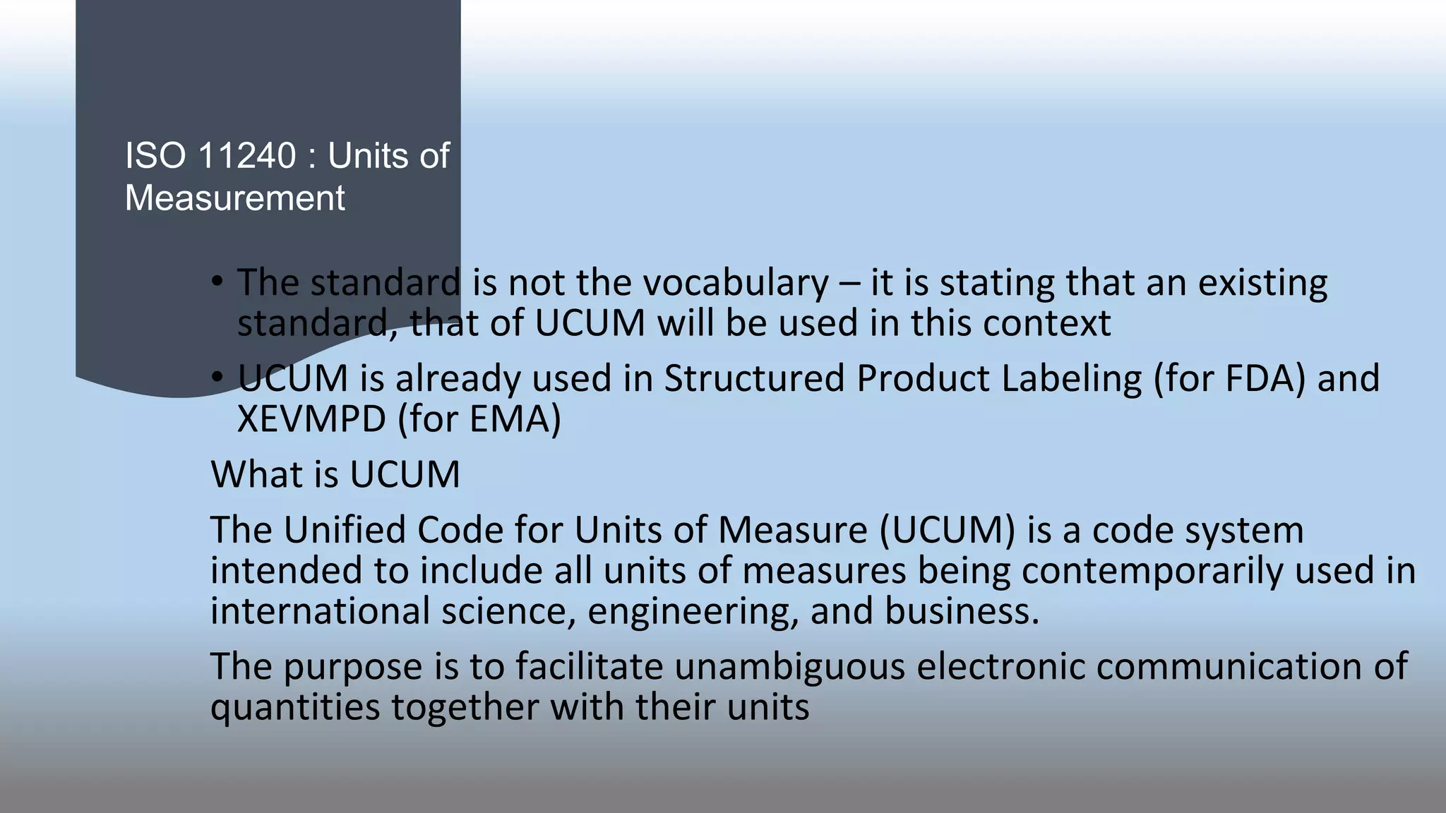 Iso idmp overview European Region | PPTX