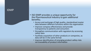 Iso idmp overview European Region | PPTX