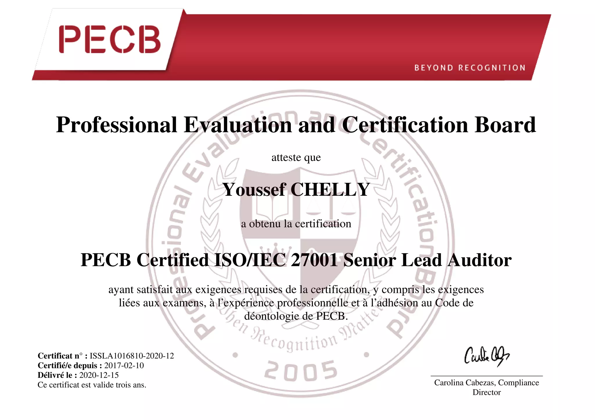 ISO 27001 Senior Lead Auditor | PPT