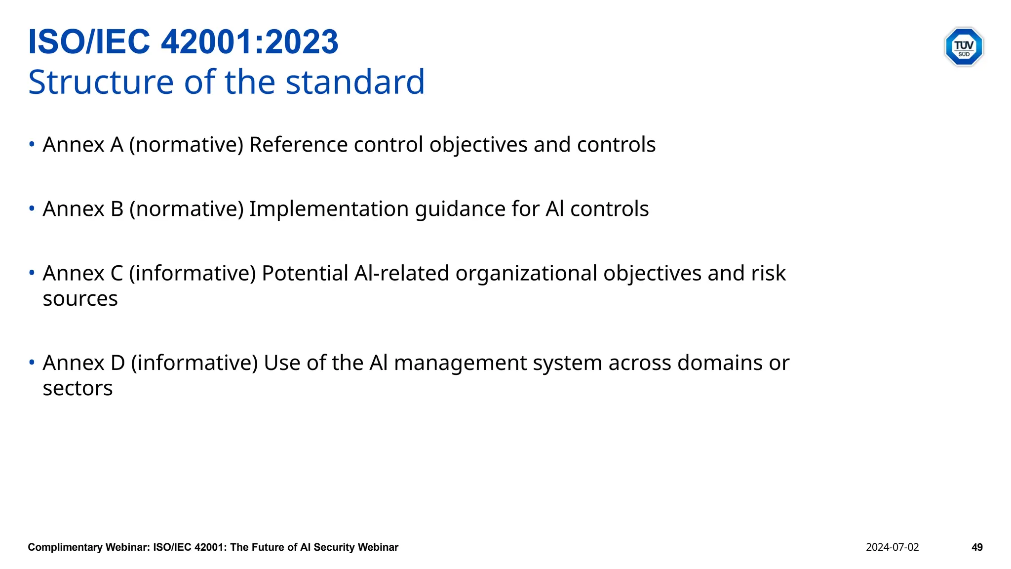 ISOIEC 42001 AI Management System Slides | PPTX