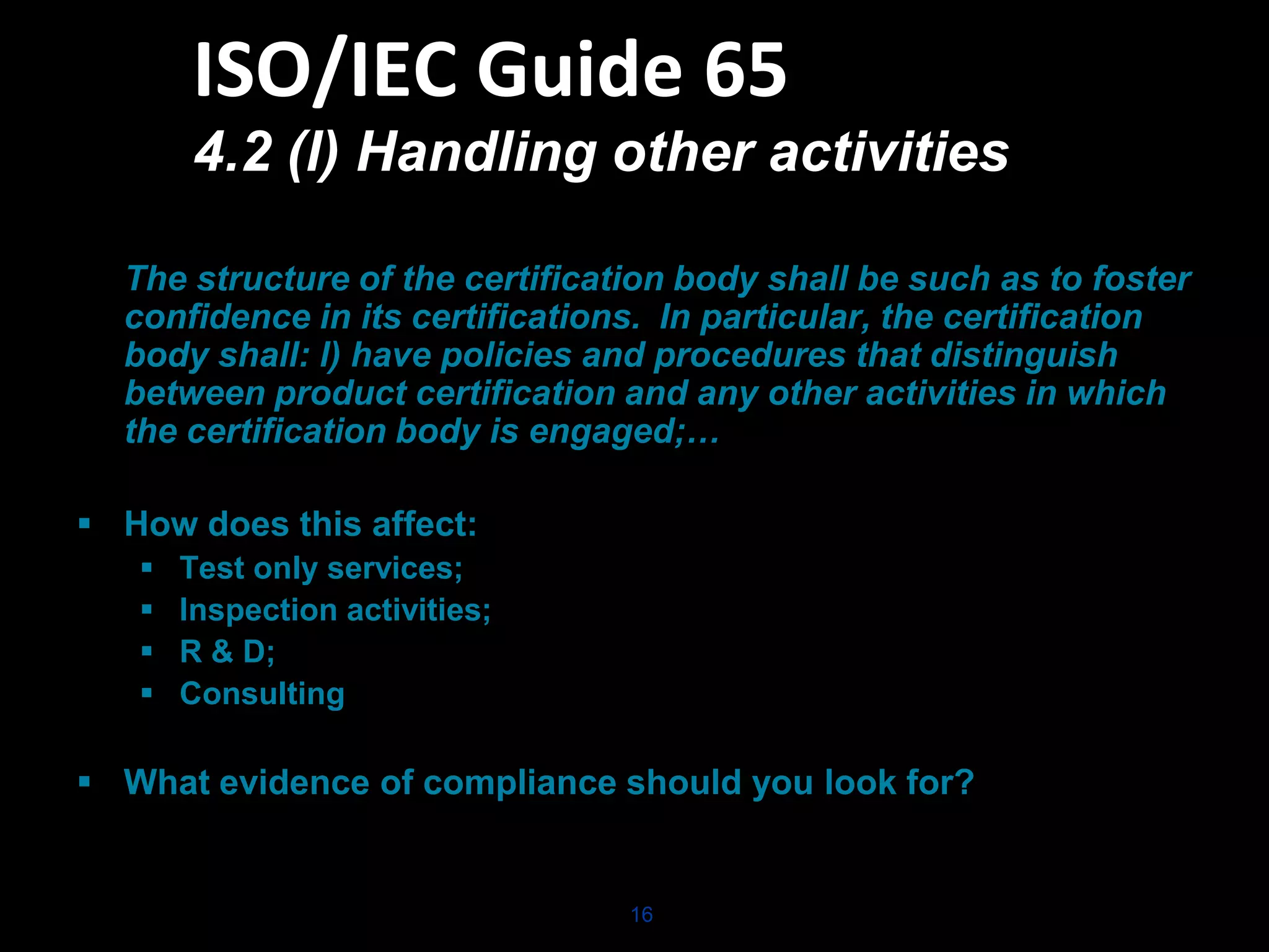 Isoiec Guide 65 Ias Ac 370 General Overview | PPTX