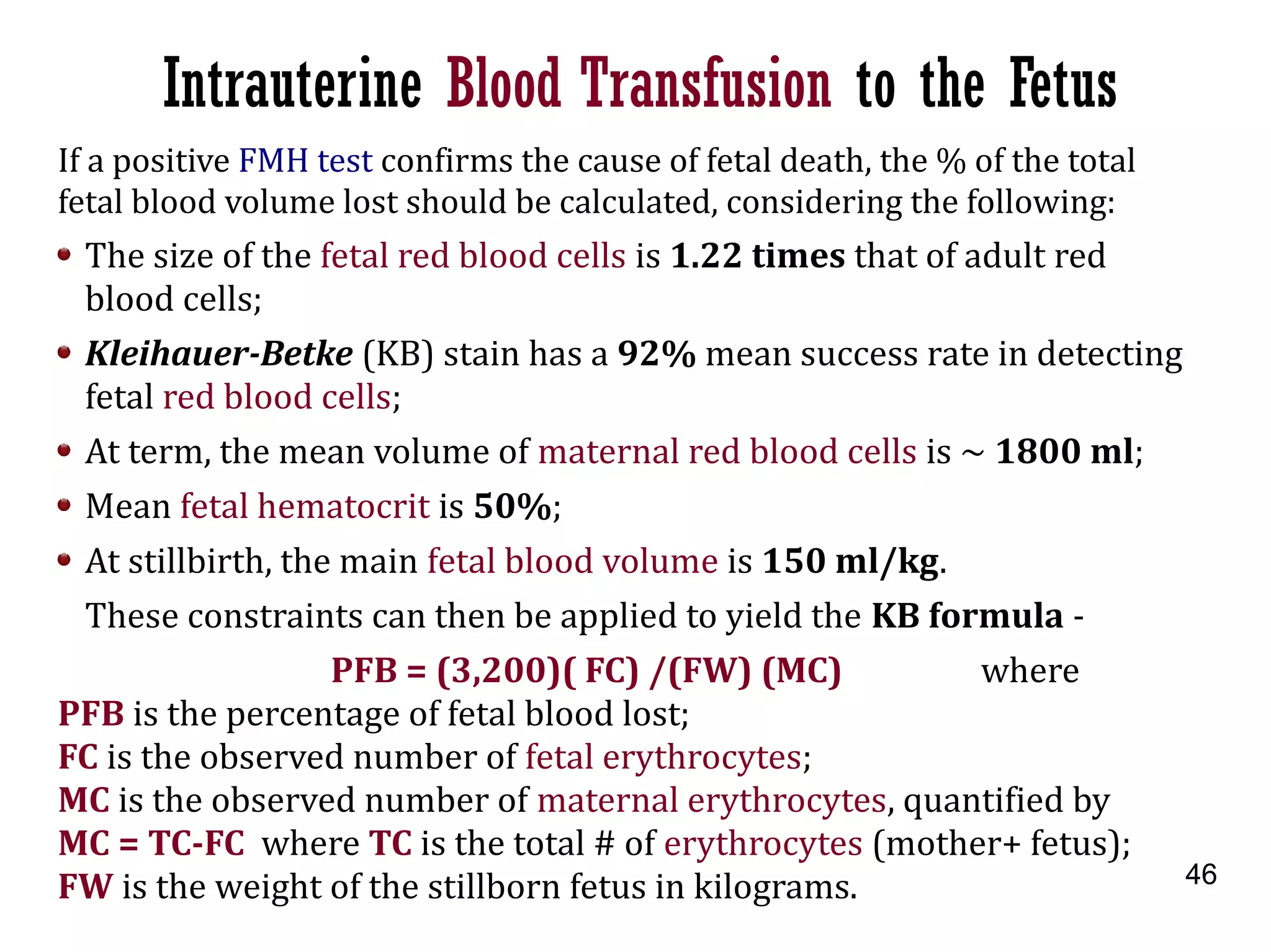 Alloimmunization of Pregnancy (by Naira Matevosyan) | PDF