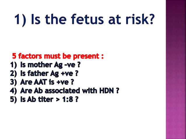 Hemolytic Disease of the newborn ( RH Isoimmunization ) | PPTX