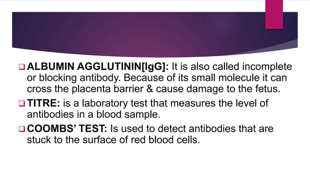 Isoimmunization | PPTX