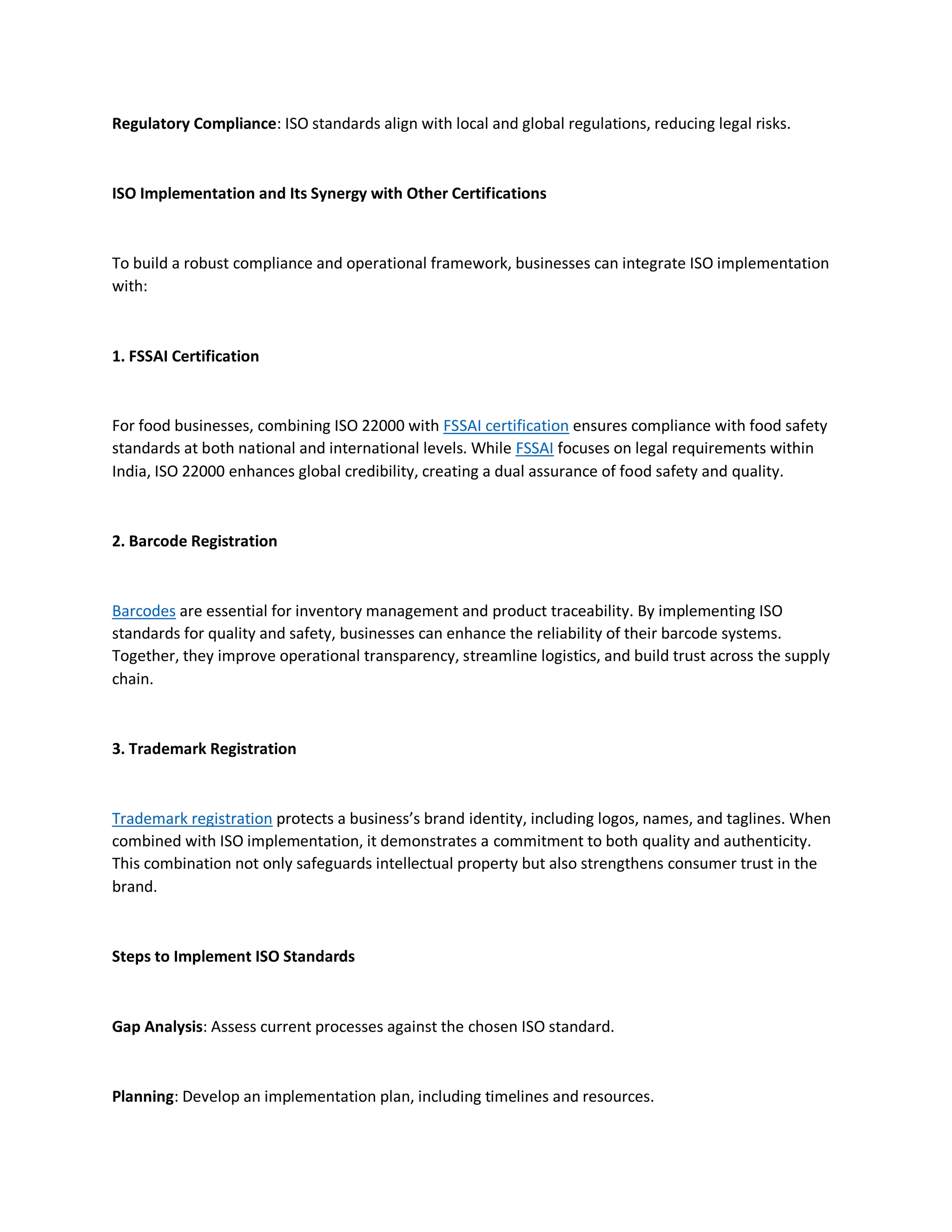 ISO Implementation: Enhancing Quality & Trust | PDF