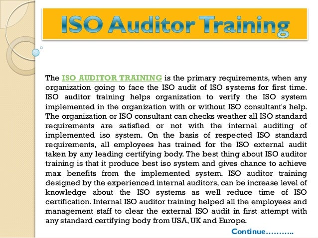 ISO internal auditing guide