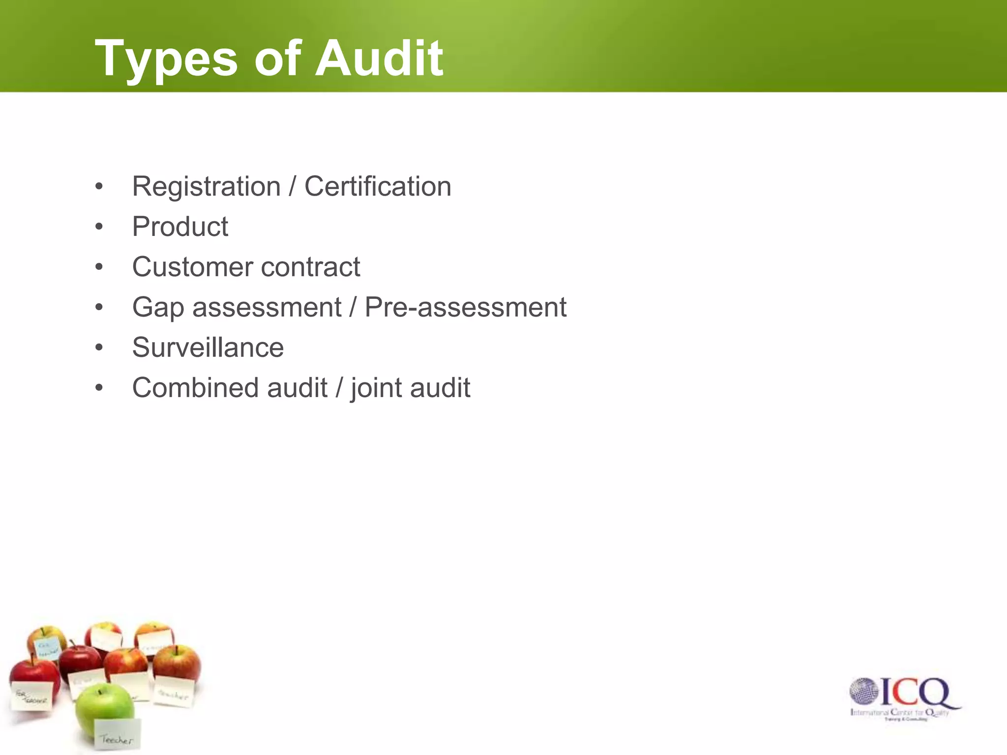Iso 9001:2015 internal auditor Course | PPTX